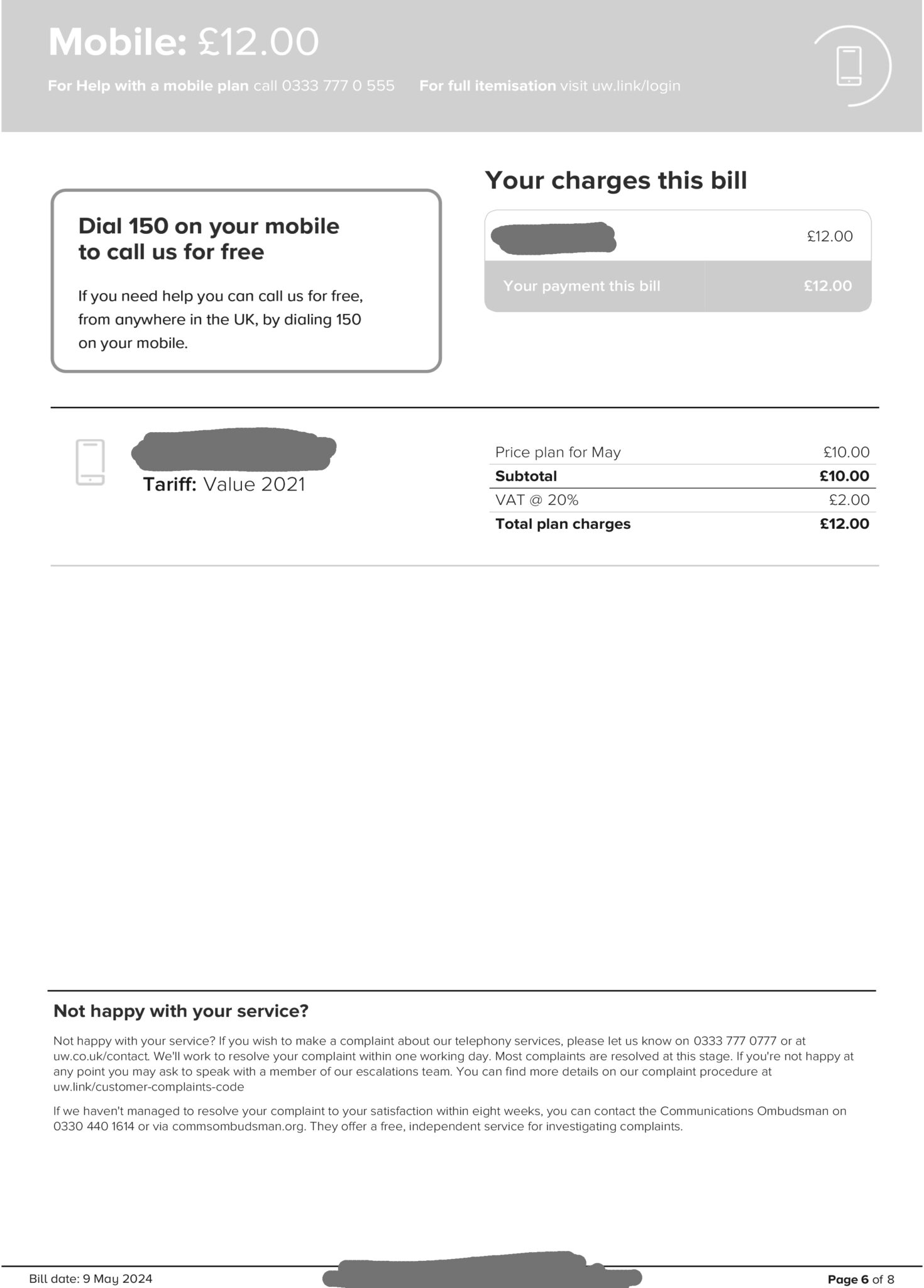 Utility Bill Examples - THE BEST ENERGY RATES